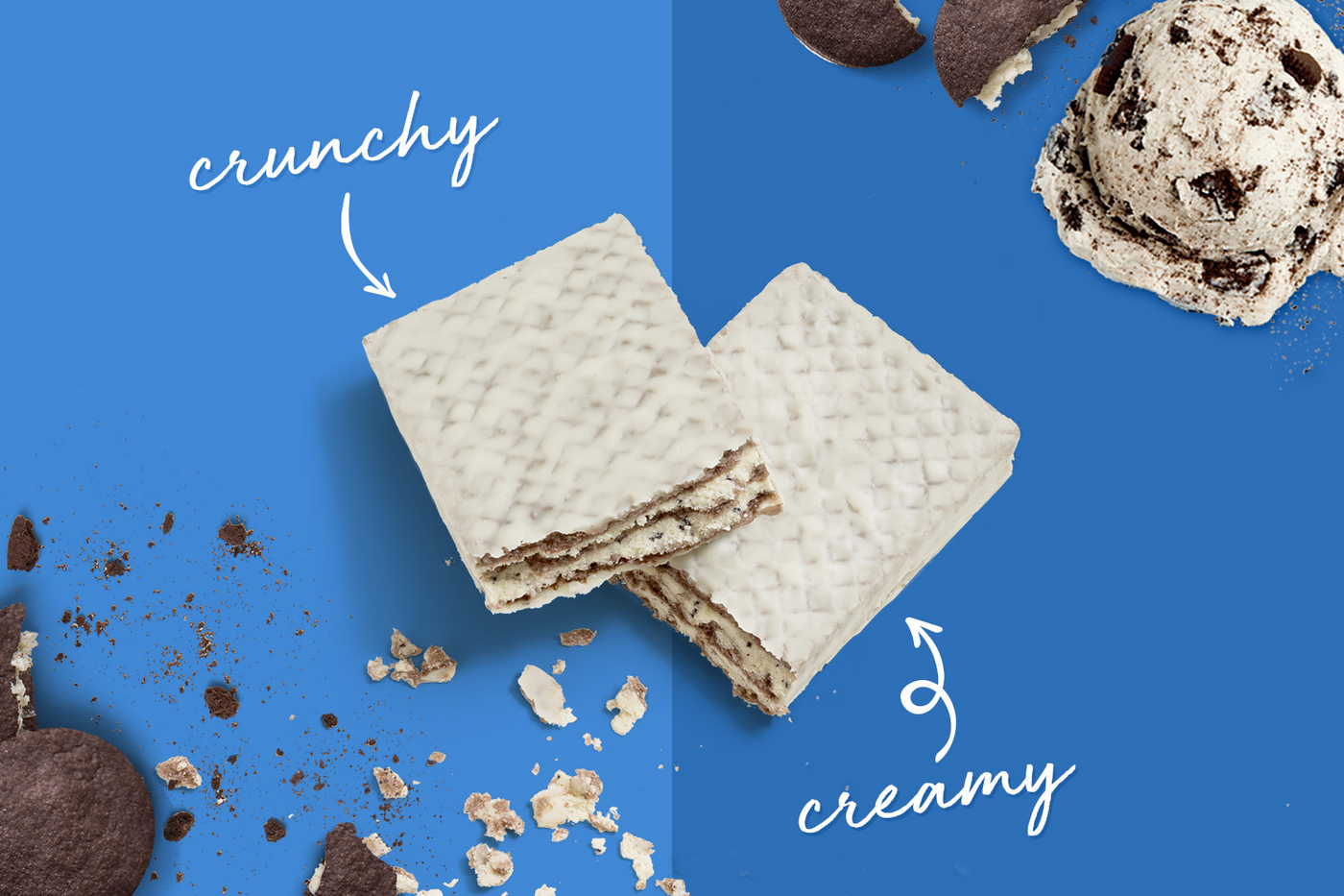 Cookies & Cream Protein Bars | Power Crunch Original