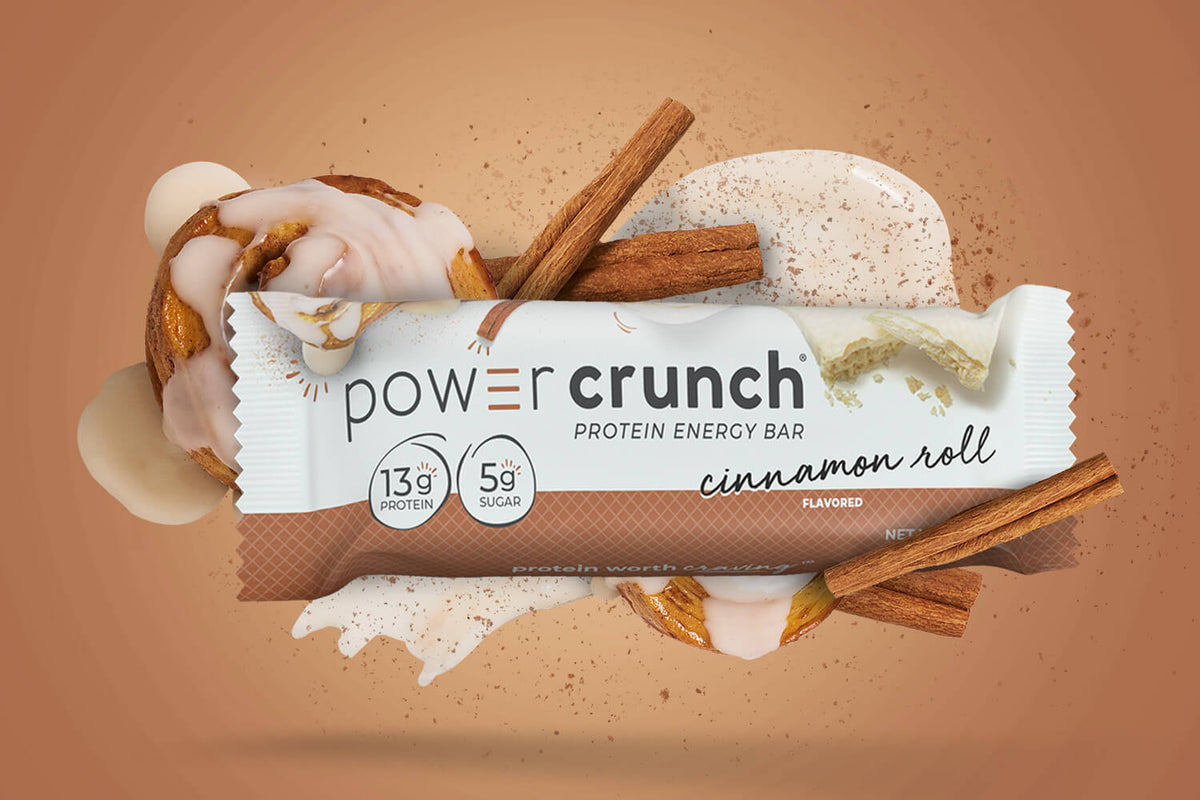 Cinnamon Roll Protein Bars | Power Crunch Original