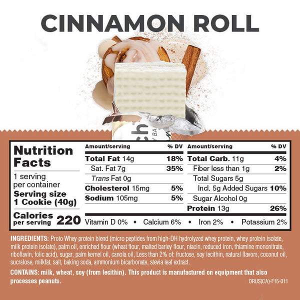 Cinnamon Roll Protein Bars | Power Crunch Original