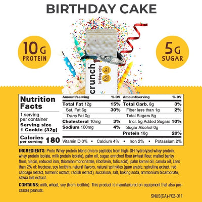 Birthday Cake Protein Bars for Kids | Power Crunch KIDs