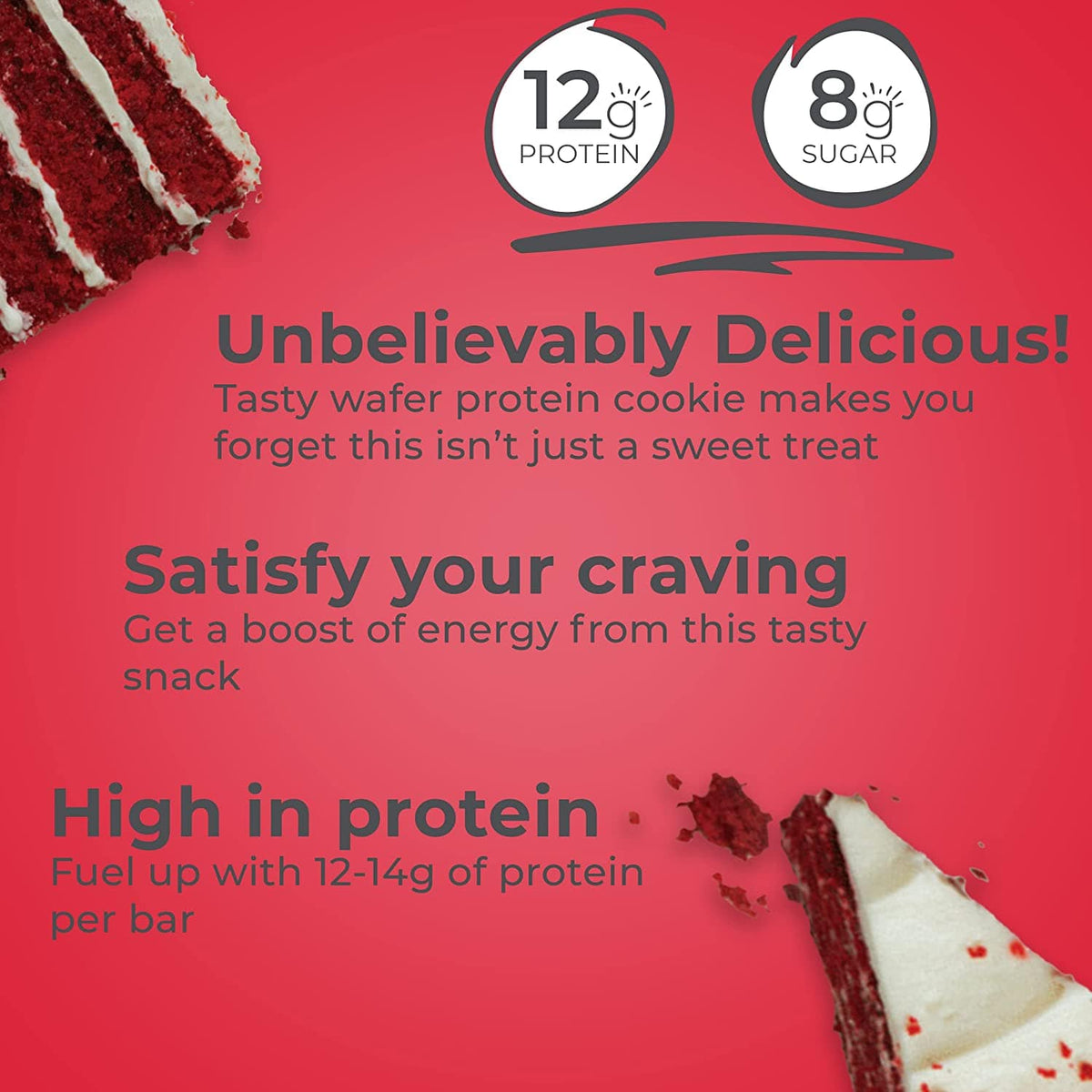 Red Velvet Protein Bars | Power Crunch Original