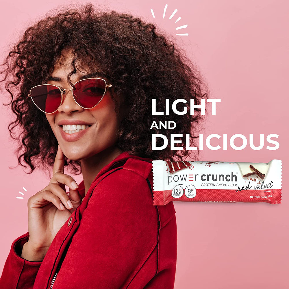 Red Velvet Protein Bars | Power Crunch Original