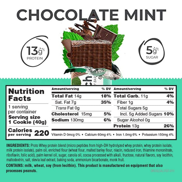 Chocolate Mint Protein Bars | Power Crunch Original