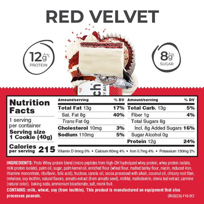 Red Velvet Protein Bars | Power Crunch Original