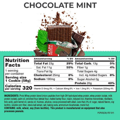 PRO Chocolate Mint High Protein Bars | Power Crunch