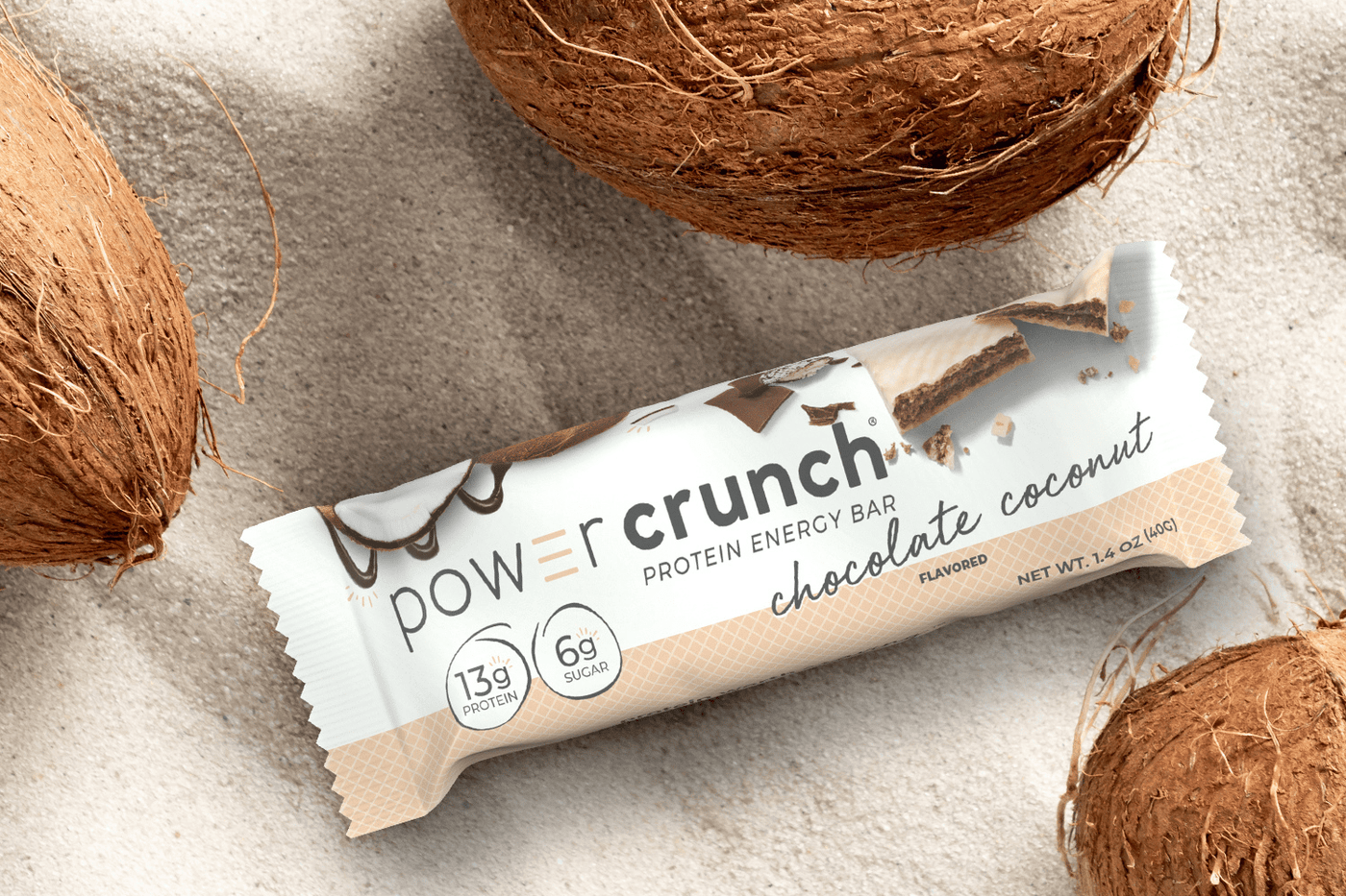 Chocolate Coconut Protein Bars | Power Crunch Original