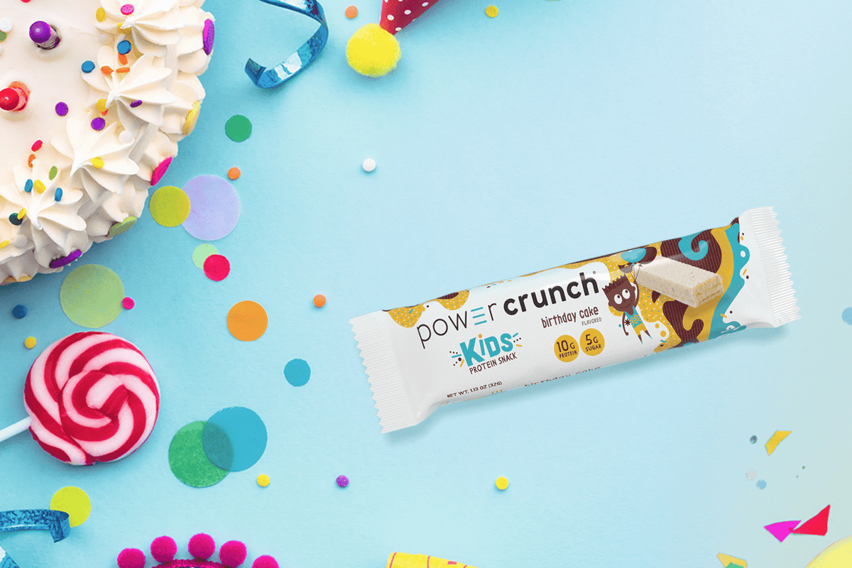 Birthday Cake Protein Bars for Kids | Power Crunch KIDs