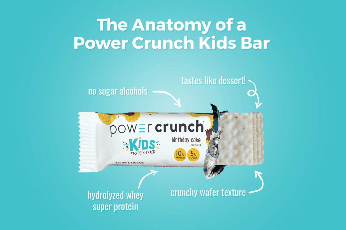 Birthday Cake Protein Bars for Kids | Power Crunch KIDs