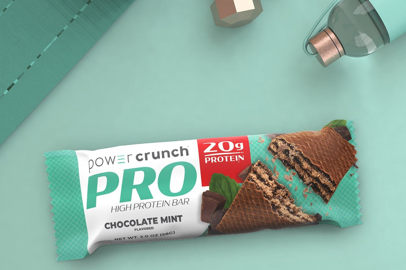 PRO Chocolate Mint High Protein Bars | Power Crunch