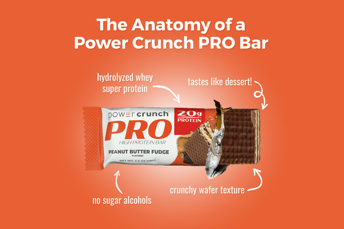 PRO Peanut Butter Fudge High Protein Bars | Power Crunch