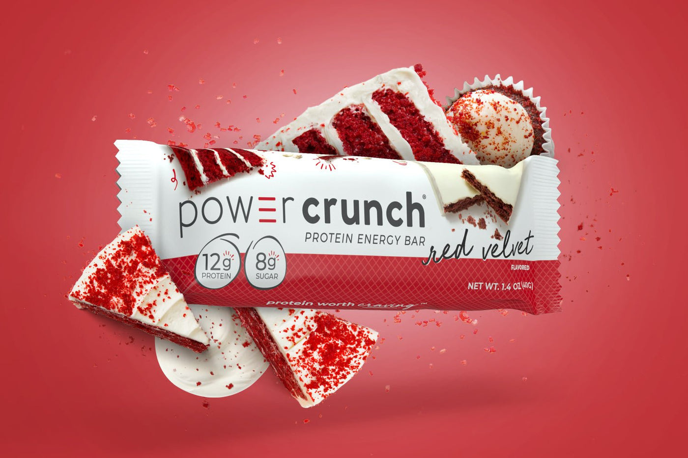 Red Velvet Protein Bars | Power Crunch Original
